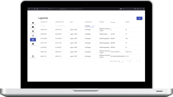 Warehouse Management System – BetterTec Services GmbH – warehouse solutions
